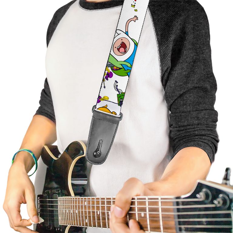 Adventure Time Jake and Finn Guitar Strap - Freestyle Music