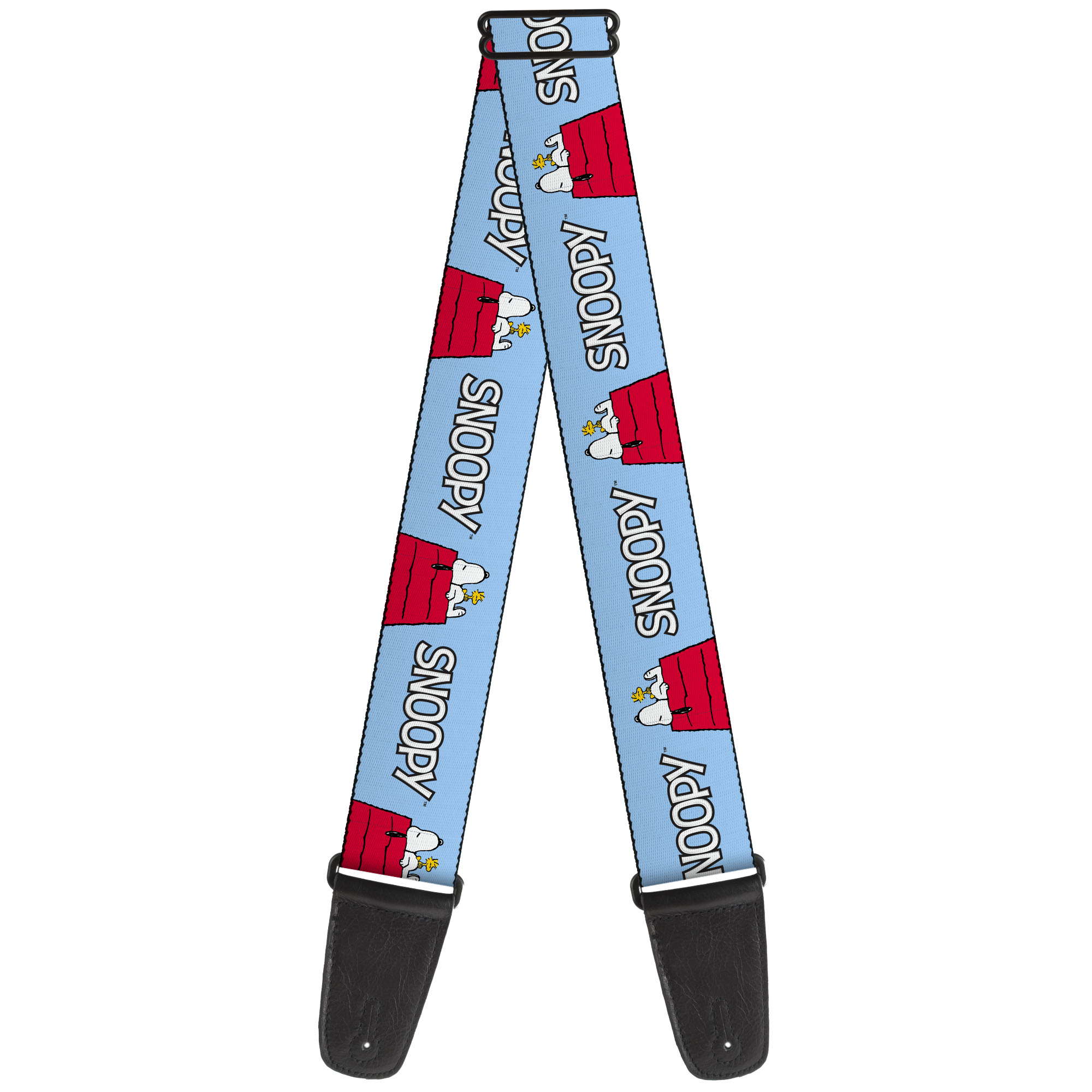 Peanuts Snoopy Woodstock Dog House Guitar Strap - Freestyle Music